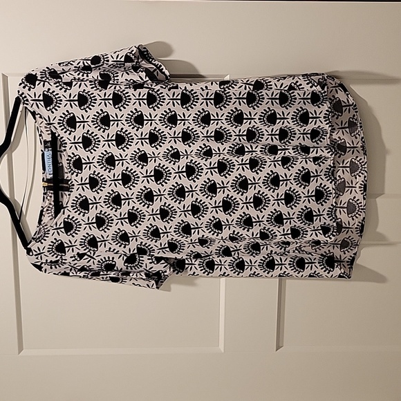 Cynthia Rowley | Tops | Cynthia Rowley Black And White Blouse | Poshmark